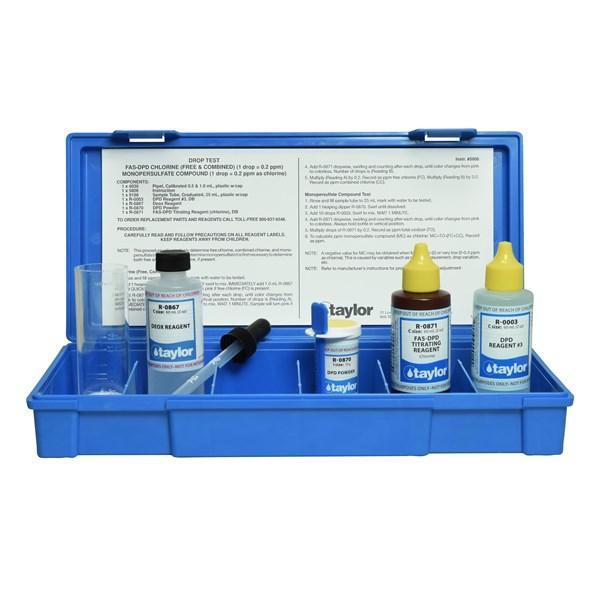 Taylor FAS-DPD/Monopersulfate Drop Test Kit – WMS Aquatics