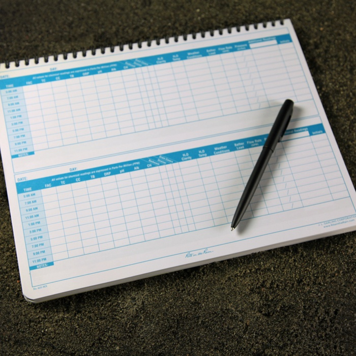Commercial Pool & Spa Log Book – WMS Aquatics